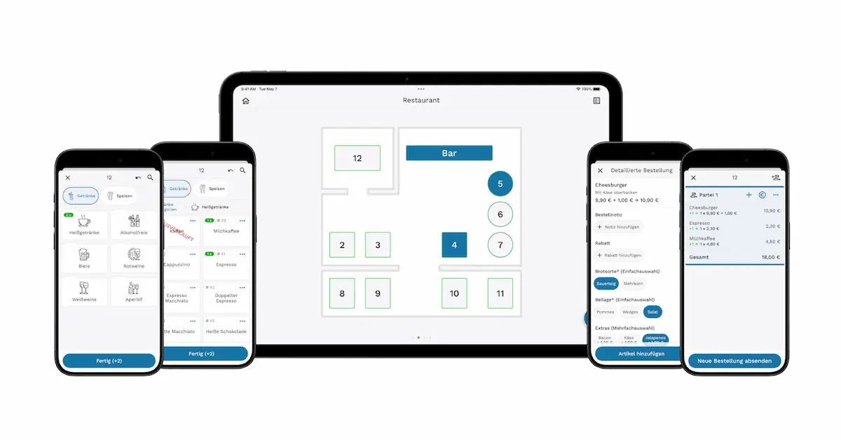 Servire — Kassensystem als App — mit TSE